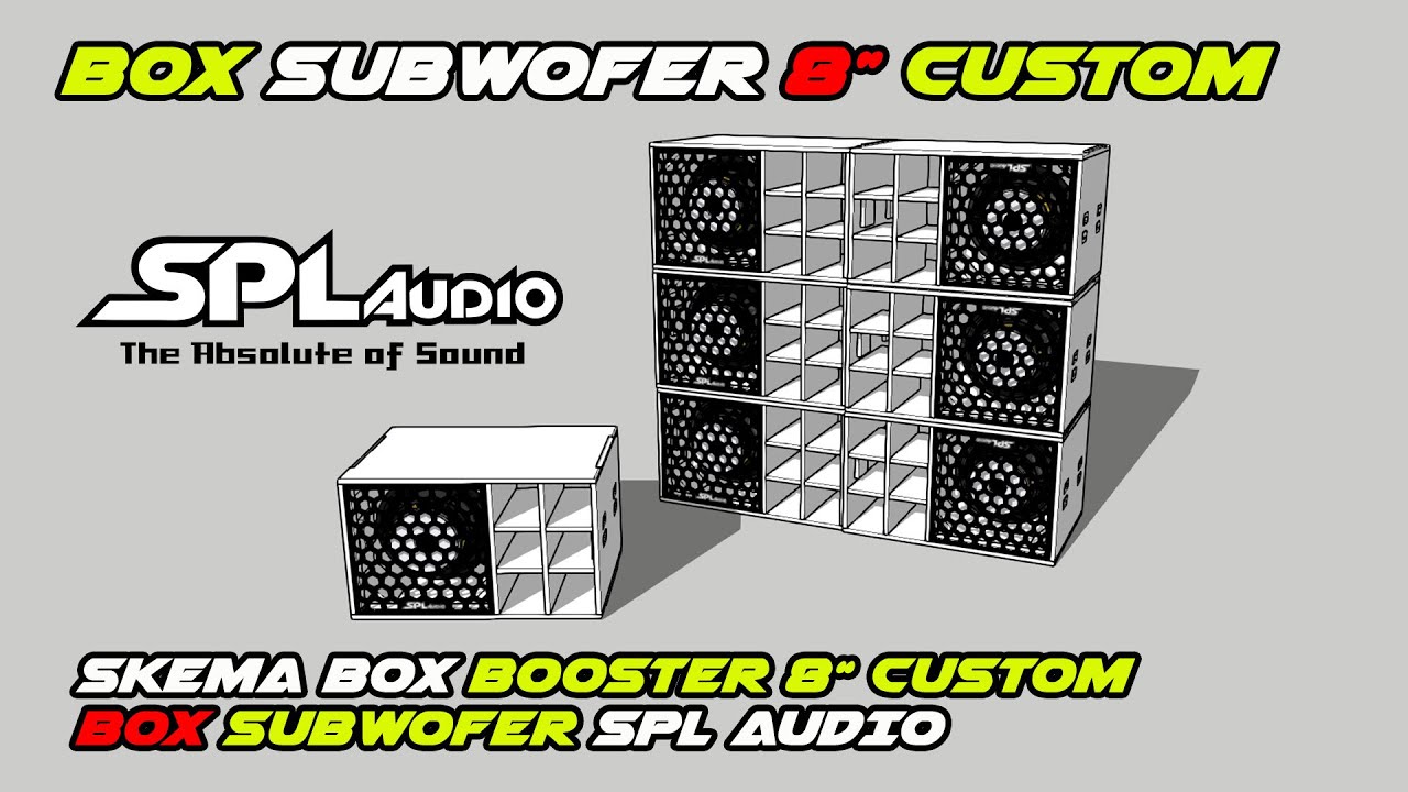 SKEMA BOX BOOSTER 8 INCH CUSTOM - YouTube