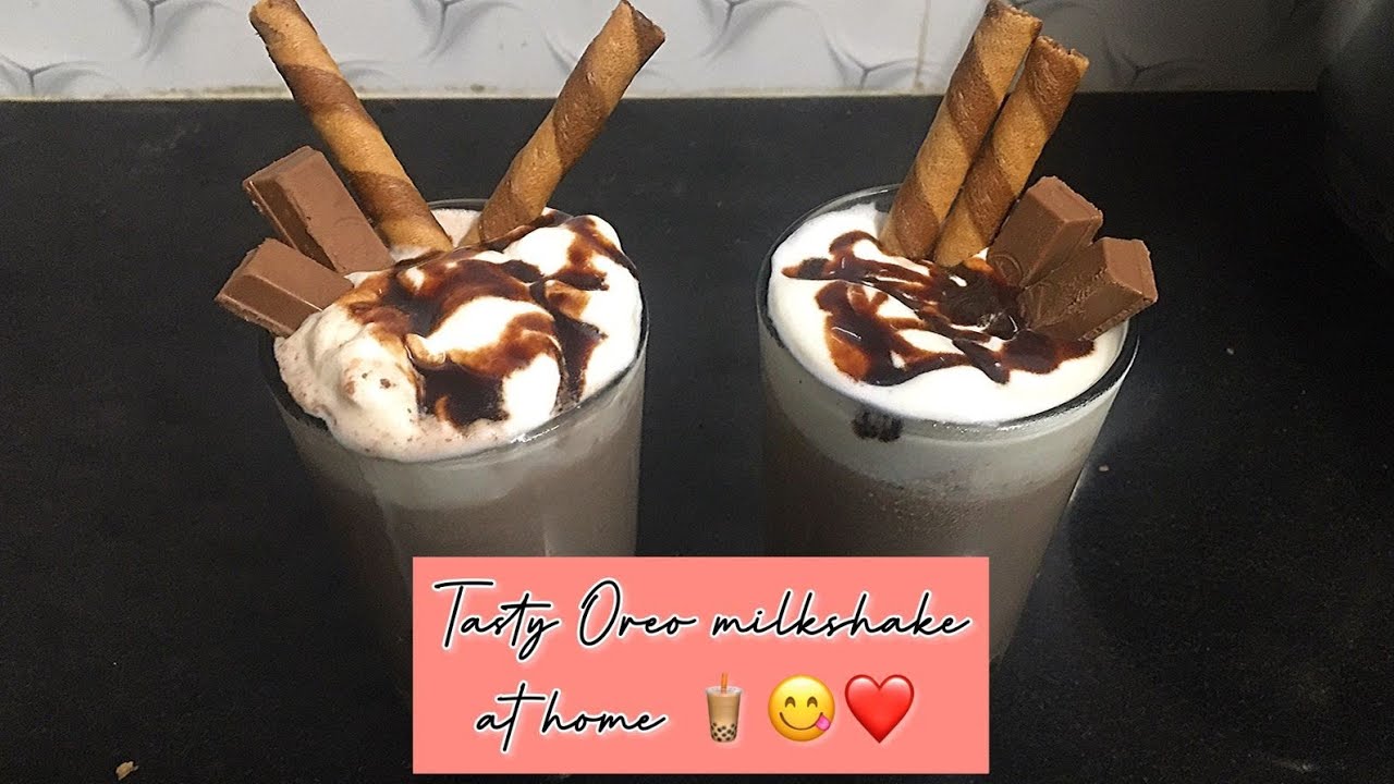 YUMMU OREO MILKSHAKE 🤤🥛🤝🏻|| AAI MALA BHUK LAGLI AAHE - YouTube