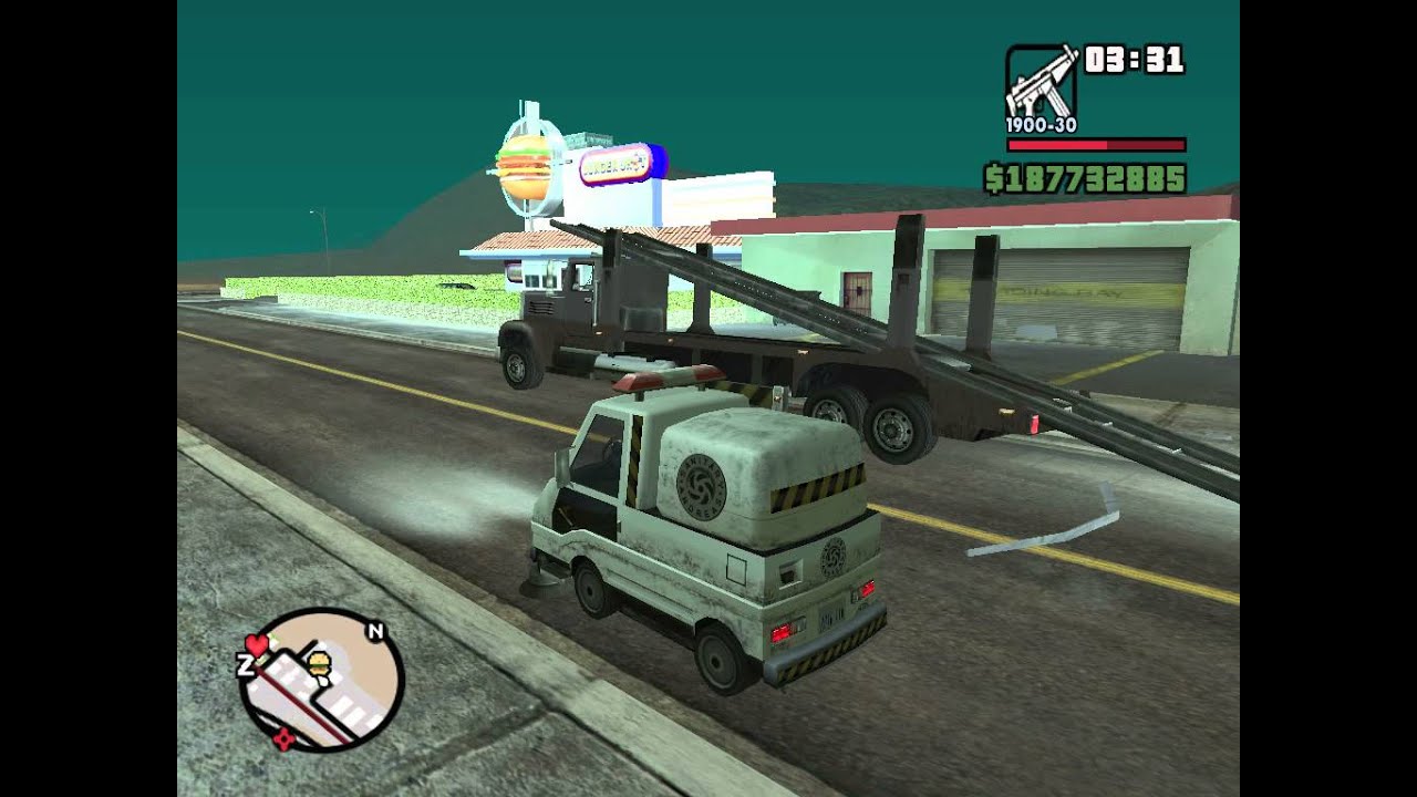 GTA San Andreas Sweeper - YouTube