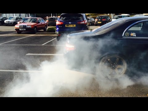 BRUTAL TOYOTA CHASER JZX90 CRAZY BURNOUT! MASSIVE SMOKE!!! - YouTube