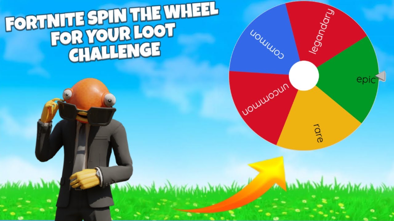 FORTNITE SPIN THE WHEEL FOR YOUR LOOT CHALLENGE(WITH MY FRIENDS) - YouTube