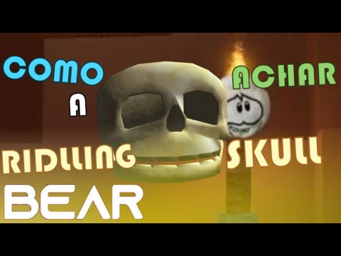 Como encontrar a ULTRA SECRETA RIDDLING SKULL no Roblox BEAR ALPHA ...
