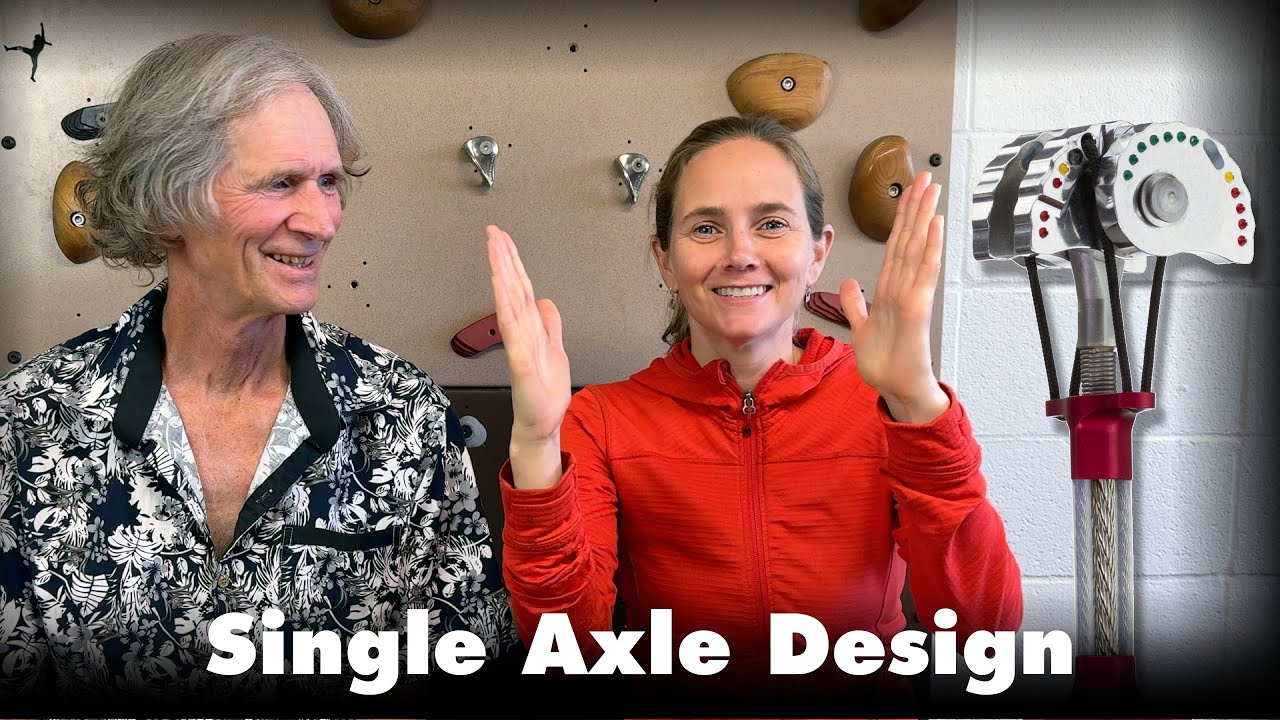 The benefits of Single Axle Cams for climbing - YouTube