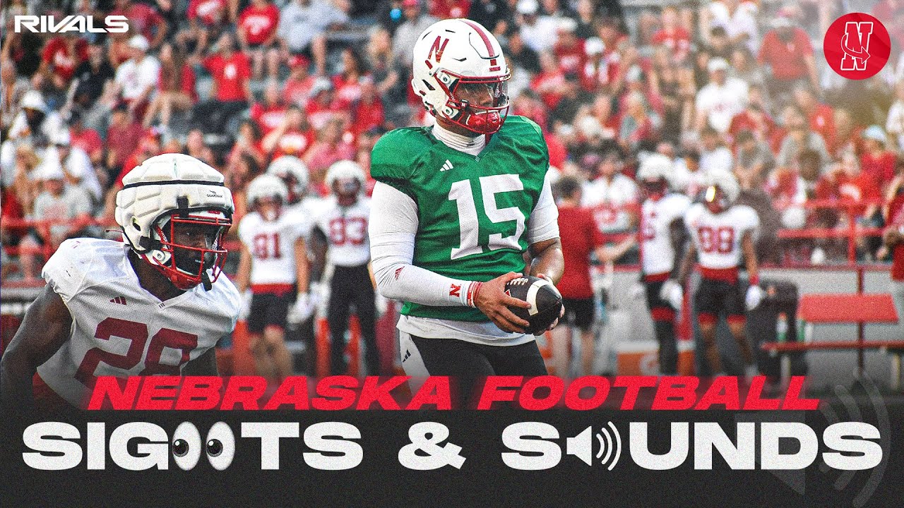 Watch Nebraska football fall camp open practice featuring Dylan Raiola ...