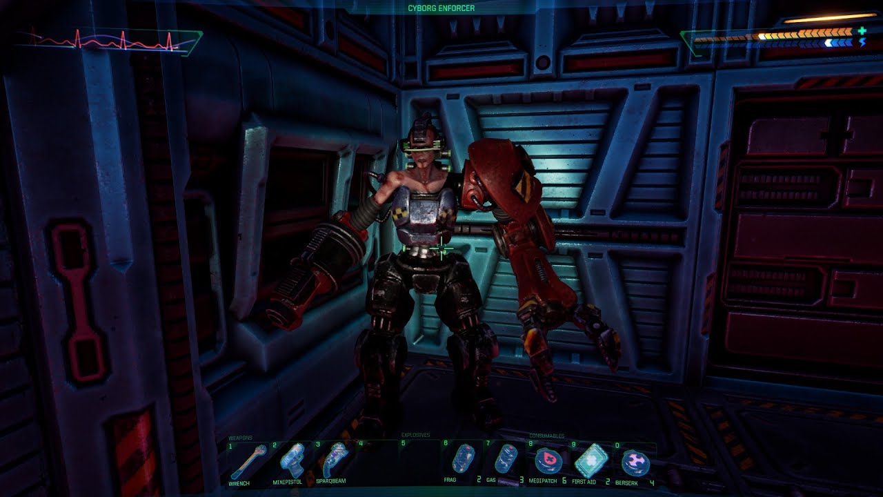 System Shock Remake - Cyborg Enforcer Quotes - YouTube