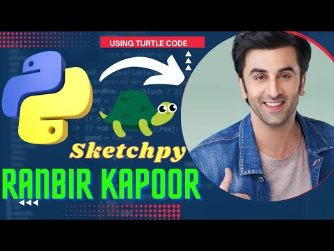 Ranbir Kapoor Using Python Sketchpy Code | Python Programming Hub - YouTube