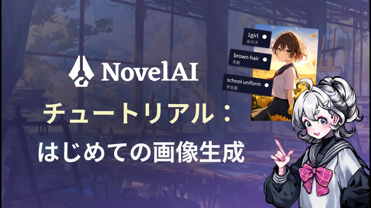 Novelai画像生成入門チュートリアル Youtube