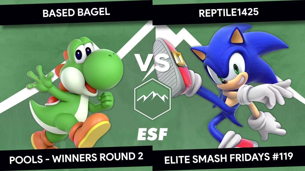 Elite Smash Friday #119 - Based Bagel (Yoshi) vs Reptile1425 (Sonic ...