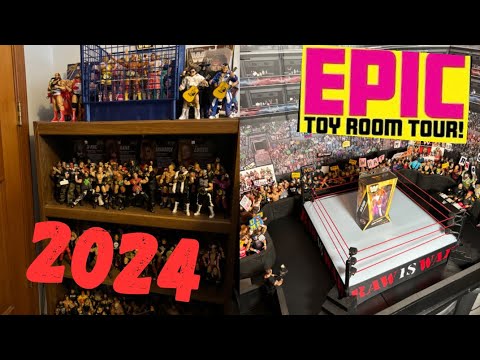 2024 Wrestling Figure Room Tour !!! - YouTube