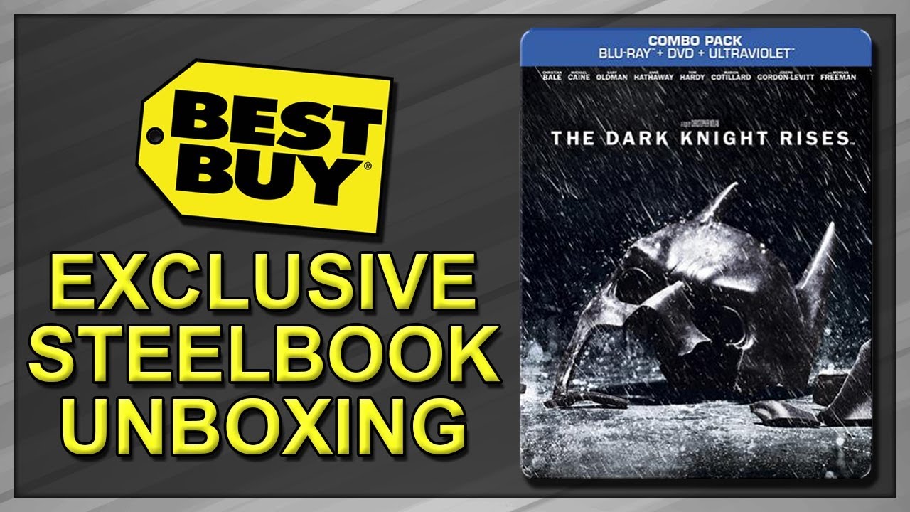 The Dark Knight Rises Best Buy Exclusive Blu-ray SteelBook Unboxing ...