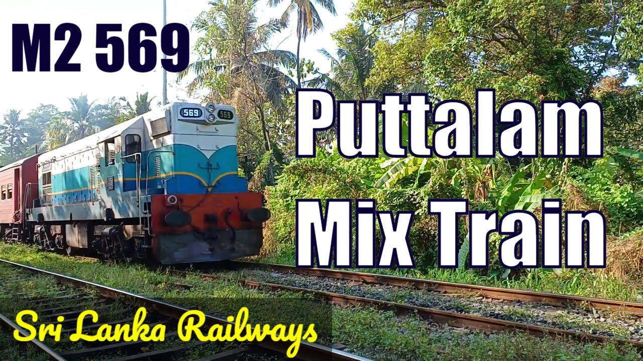SLR Class M2 569 "Ontario" with Puttalam Mixed Train in Sri Lanka ...