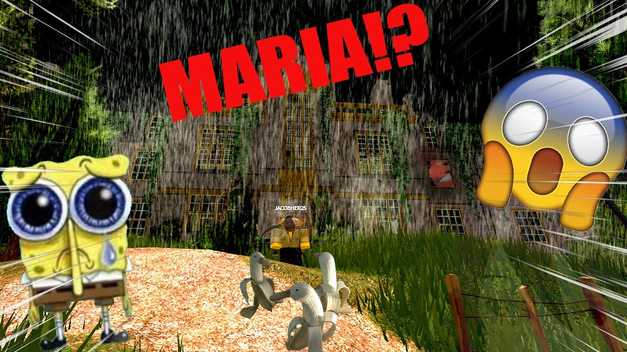 MARIA!? CHAPTER ONE IS CRAAAAAZY BRO!! | Roblox Horror Game - YouTube