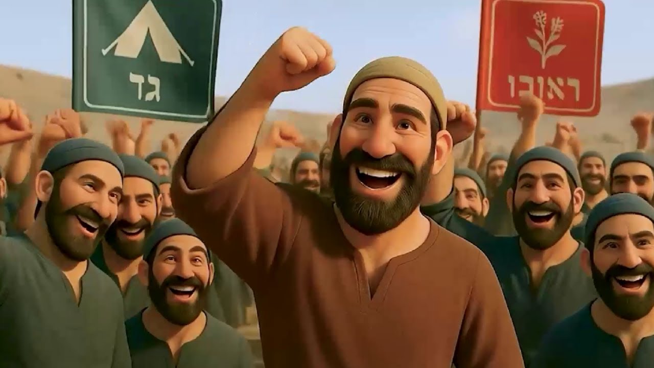 Parshat Matot-Masei: The Weekly Parsha Story Illustrated by AI - YouTube