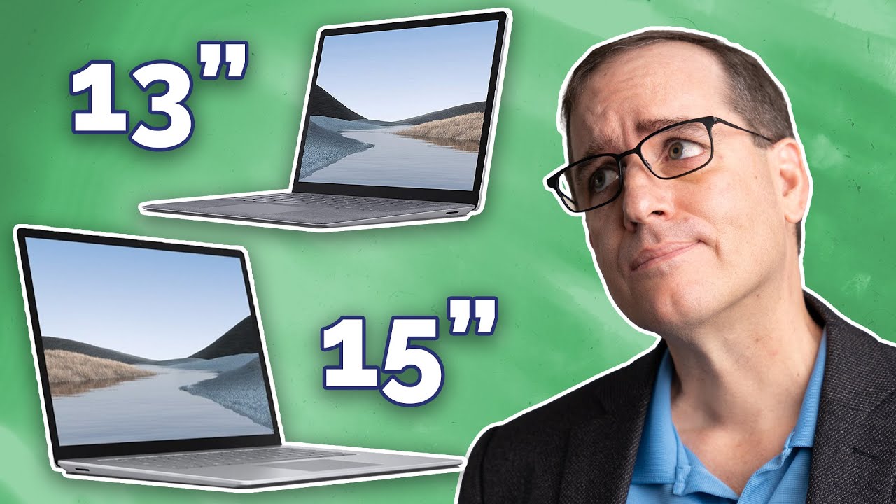 Microsoft Surface Laptop 3 13inch vs 15inch - YouTube