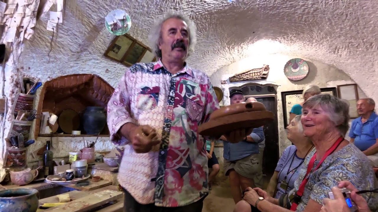 Chez Galip Pottery Cappadocia Turkey 2015 - YouTube