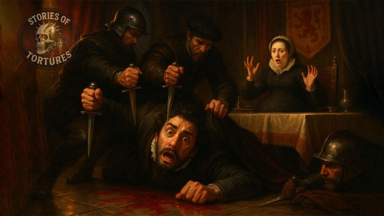 The Brutal Death of David Rizzio - Stabbed 50 Times in Front of the ...