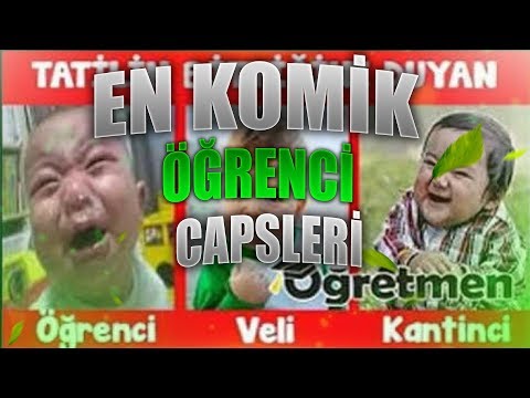 ENENEN KOMİK ÖĞRENCİ CAPSLERİ!