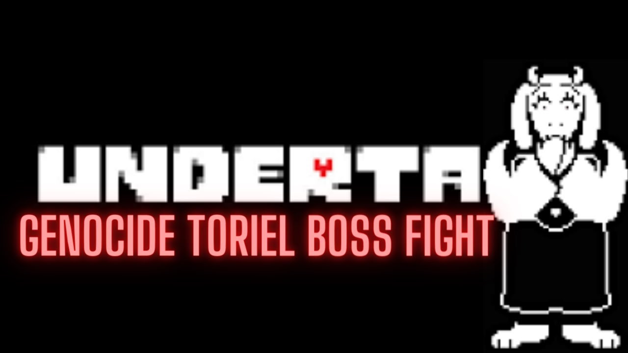 Undertale Toriel Boss Fight (Genocide route version with a mod i made ...
