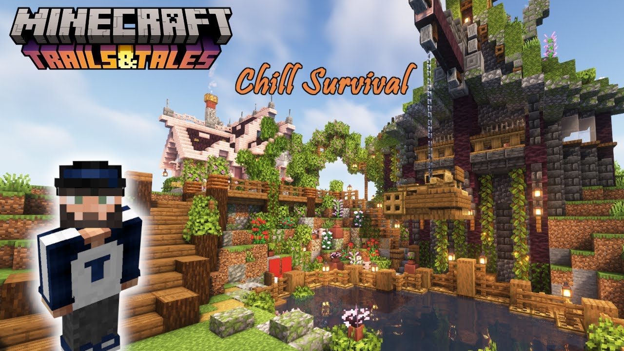 Decorating the LAVA FARM - Minecraft Chill Survival 1.20 #3 - YouTube