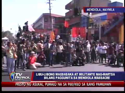 Thousands commemorate Mendiola massacre - YouTube