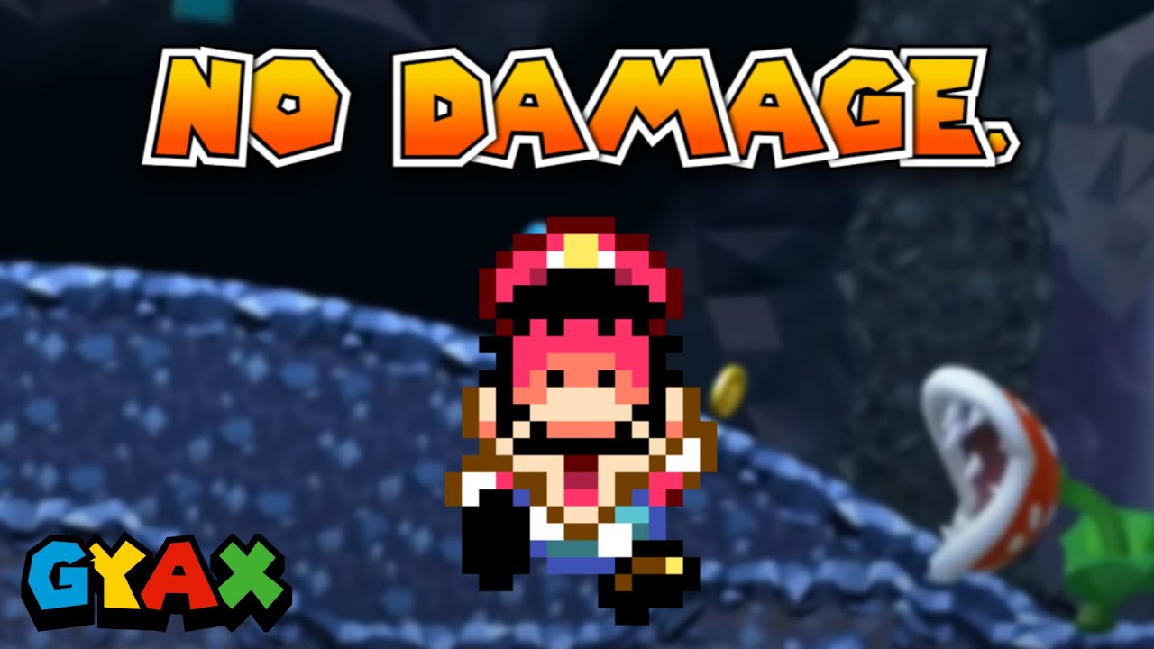 New Super Mario Bros: If I take damage, I switch games. - YouTube