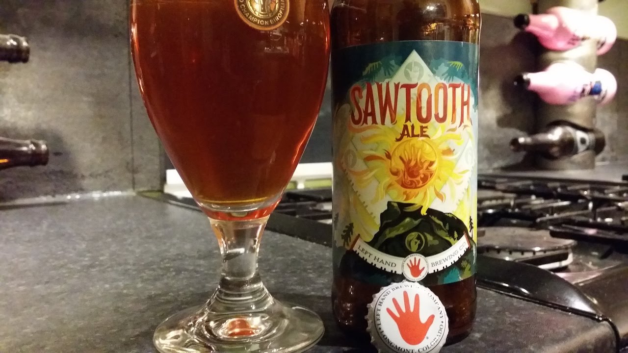 (4K) Left Hand Sawtooth Ale By Left Hand Brewing Company | American ...