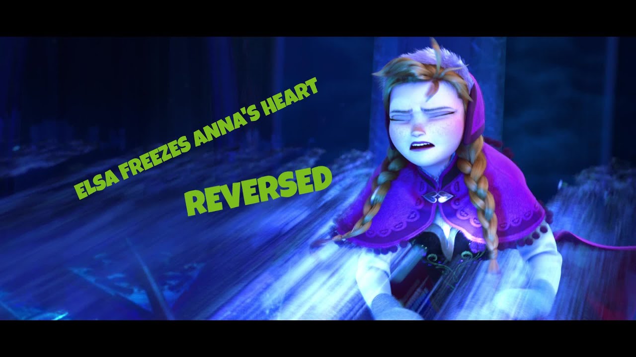 FROZEN-ELSA FREEZES ANNA'S HEART/FOR THE FIRST TIME IN FOREVER ...