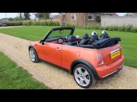2004 mini convertible hot orange chilli pack - YouTube
