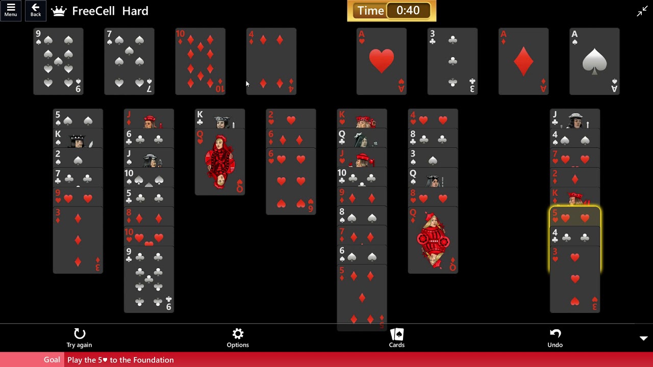 Star Club/Solitaire Dark/FreeCell/Game #02/Microsoft Solitaire New ...