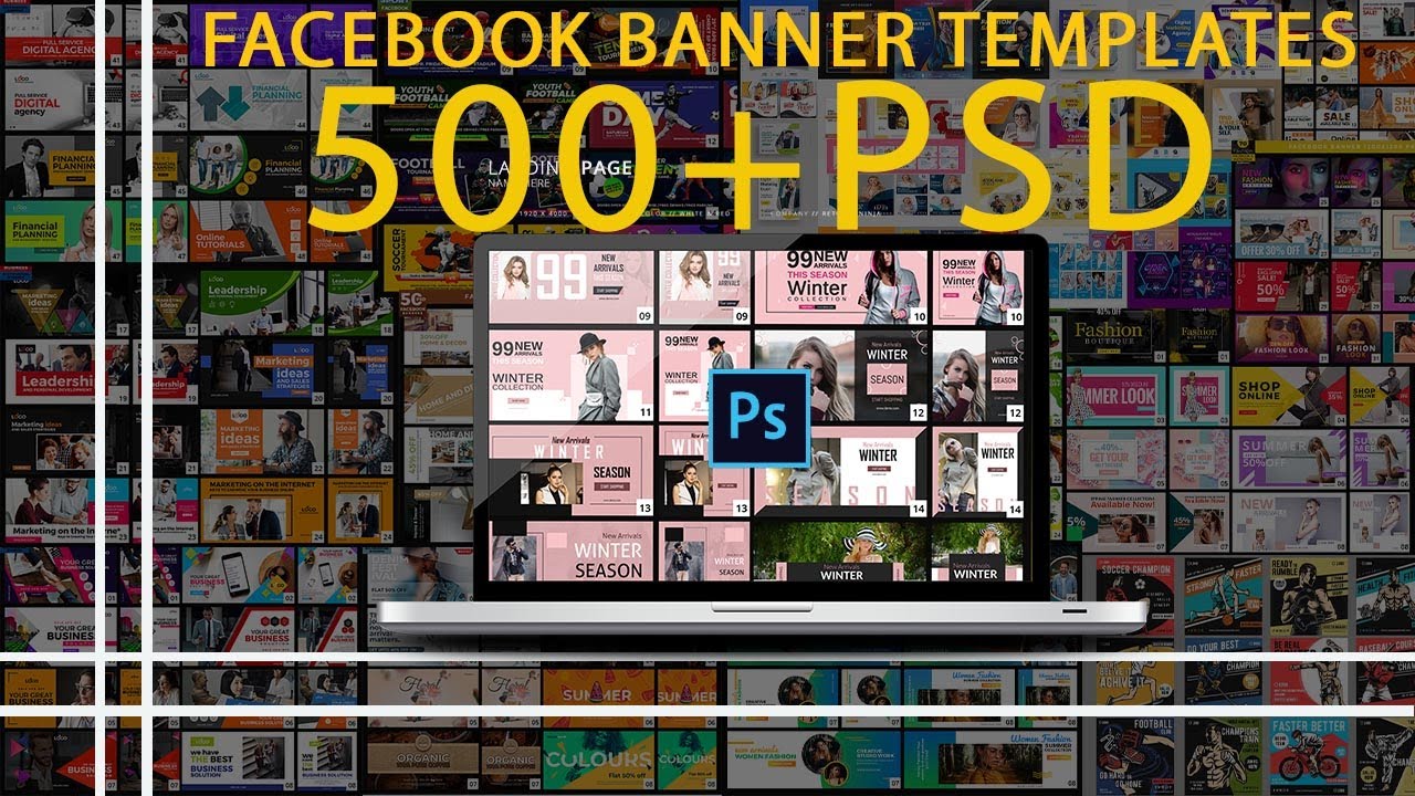 500+ Facebook Banner Templates In PSD Files | Aneela Graphics | - YouTube