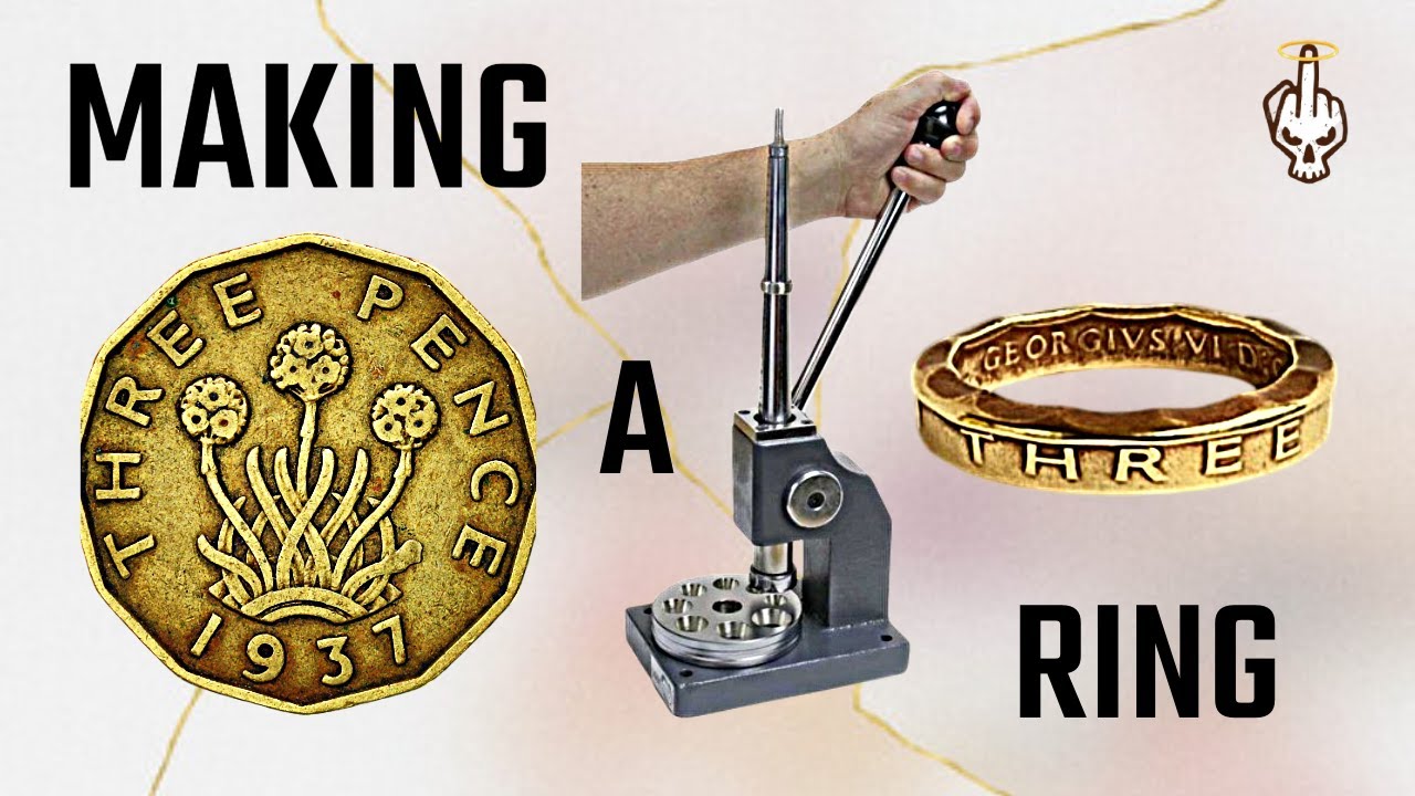 Make A Ring Out Of British Three Pence Brass Coin - YouTube