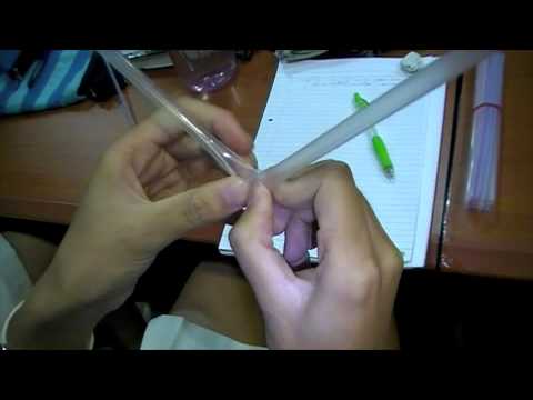 Folding straw stars - YouTube