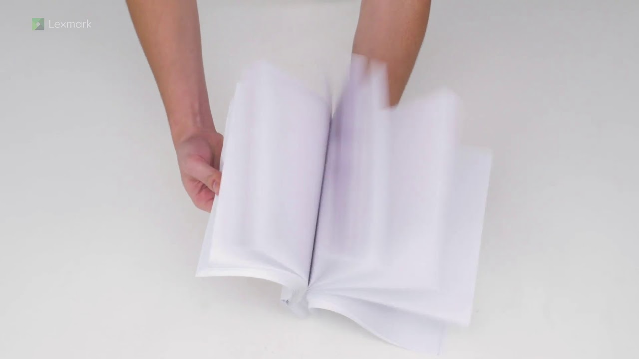 Lexmark M5255 - Loading the multipurpose feeder with a finisher ...