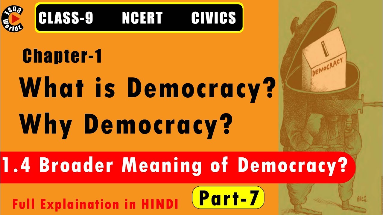 Class-9 || Civics || Chapter-1 || What is Democracy? Why Democracy ...