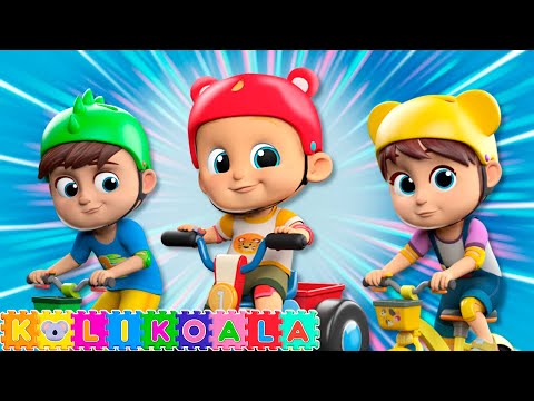 Learning Ride A Bike 🚲 Boo boo song | KOLI KOALA | Kids Songs and ...