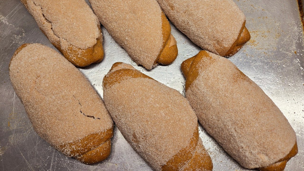 como hacer este riquísimo pan de canela puros rellenos - YouTube