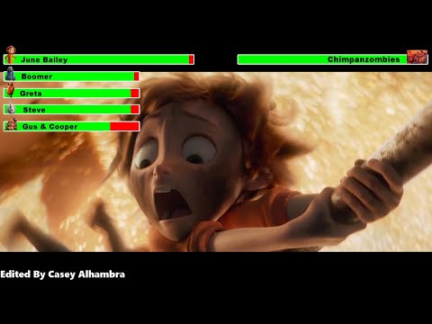 Wonder Park (2019) Chimpanzombies Invasion with healthbars