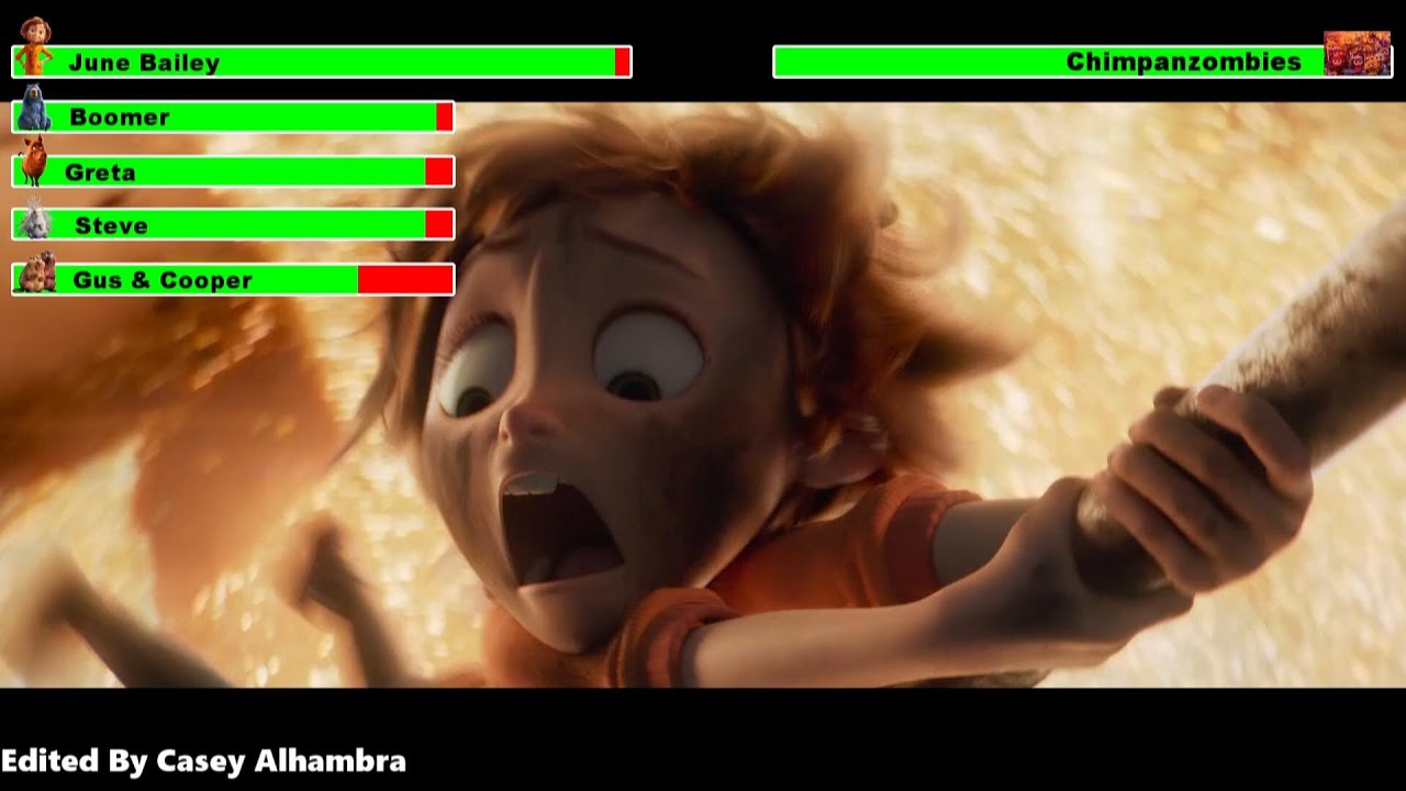 Wonder Park (2019) Chimpanzombies Invasion with healthbars - YouTube