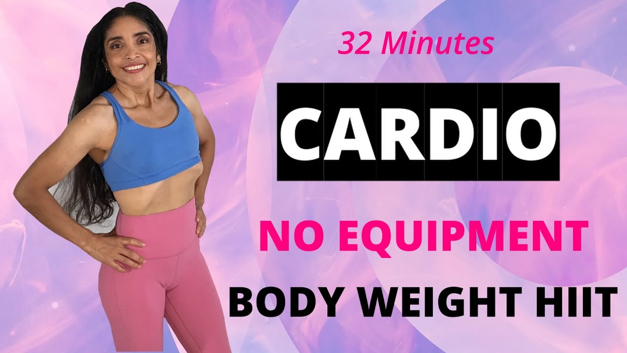 32 MIN MET-CARDIO Burst & Full Body HIIT Pyramid Workout | No Equipment ...
