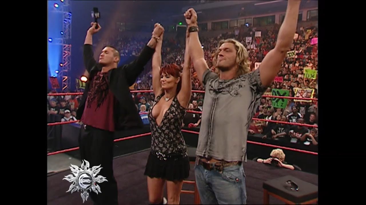 Randy Orton, Edge & Lita Cutting Edge Segment (Team Rated RKO's Debut ...