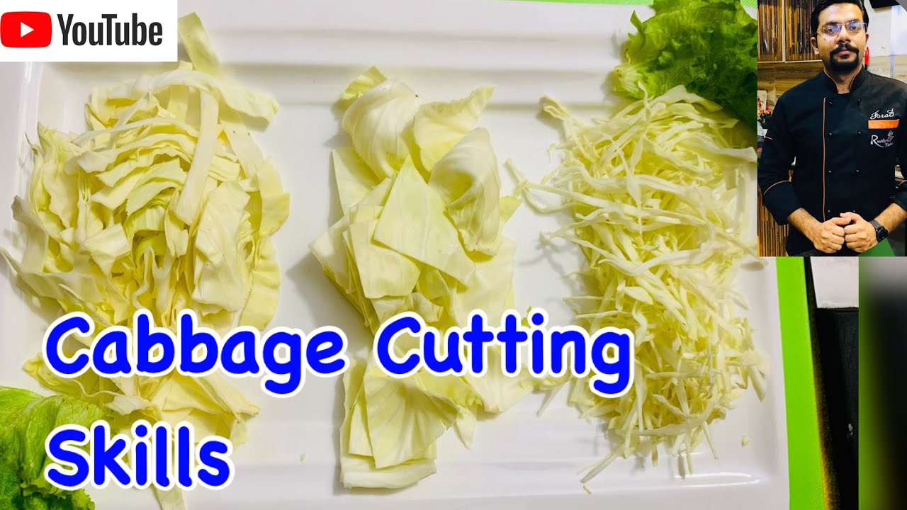 Cabbage Cutting Skills | How To Cut A Cabbage Like A Pro | Cabbage ...