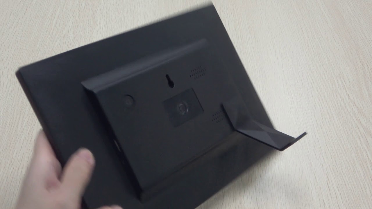 How to install the stand for Digital Frame? - YouTube