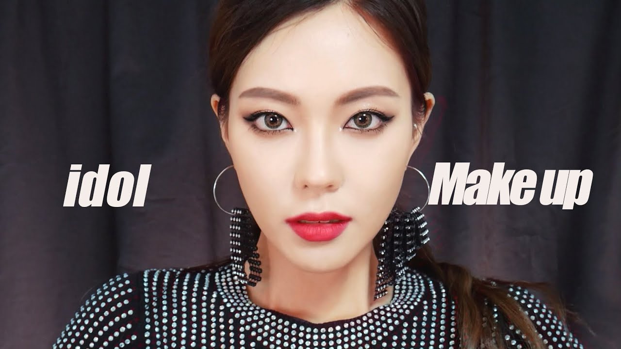 [Eng] 💛아이돌💛 무대에서 하는 메이크업! idol stage makeup| Heizle - YouTube