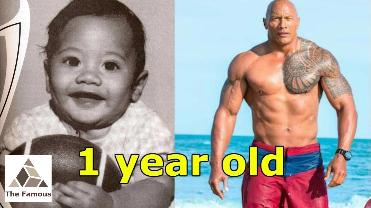 The Rock Transformation 2018 From 1 to 46 years old - YouTube