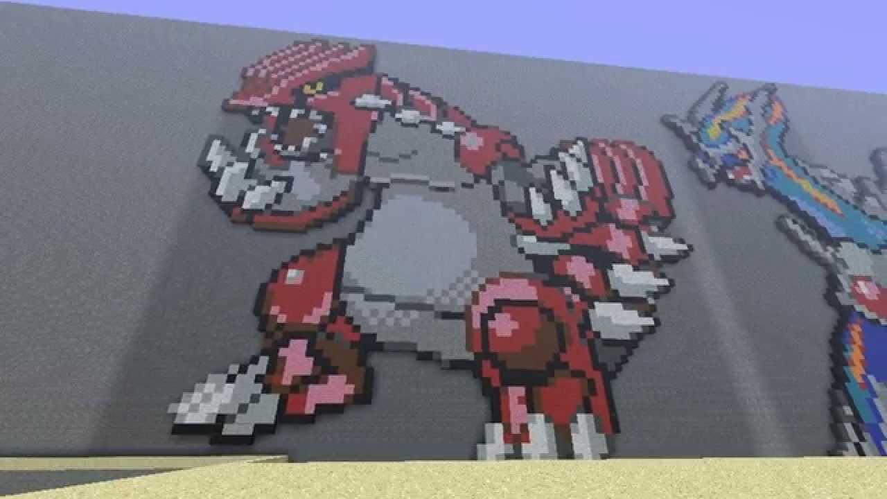 Groudon [Pixel Art] - YouTube