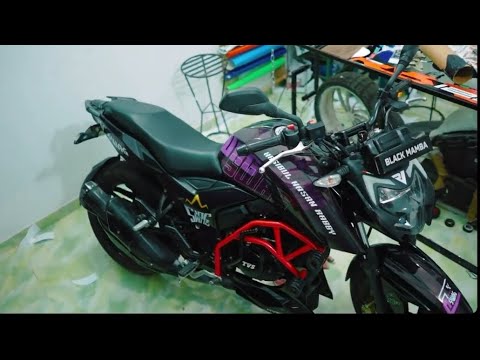 Apache Rtr 4v full Sticker modified ||Apache 160 4v ️🔥 - YouTube