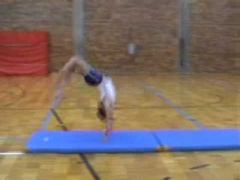 turnen flick flack aus stand - YouTube