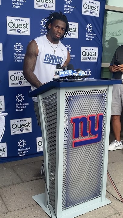 Deonte Banks: Shane Bowen’s Giants defensive scheme not as aggressive as Wink Martindale’s - YouTube