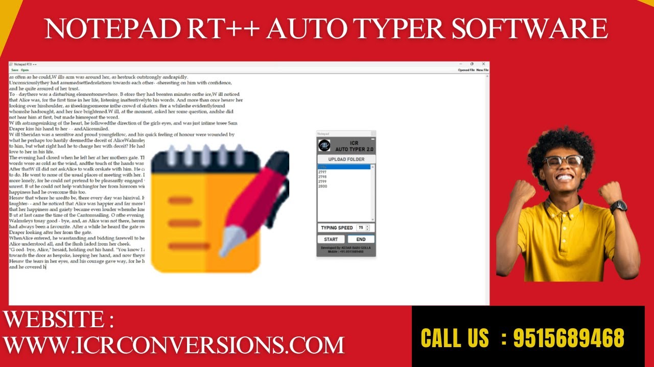 Notepad RT++ Auto Typer Software | Notepad RT++ Auto Typing Software ...