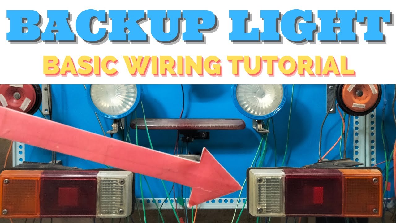 HOW TO INSTALL CAR BACKUP LIGHT IN BASIC CONNECTION - YouTube